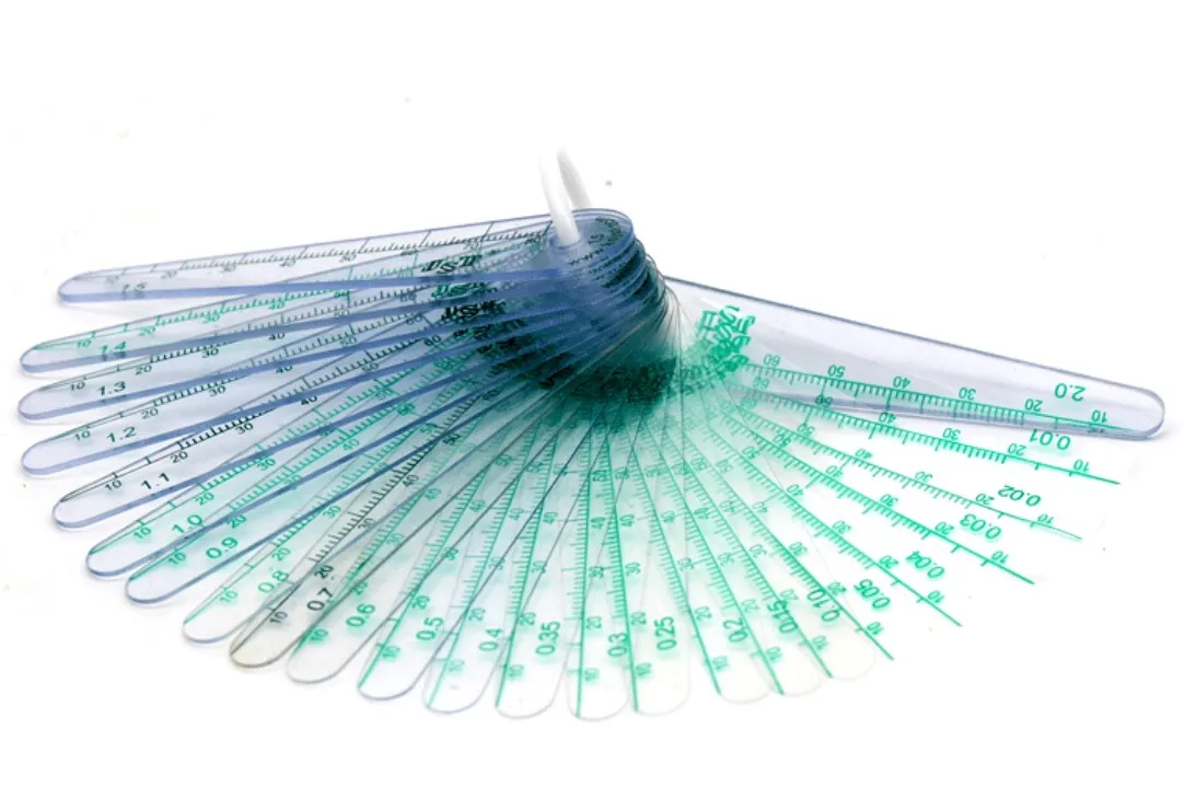 20 Blades Plastic Feeler Gauge - Precision Thickness Measurement