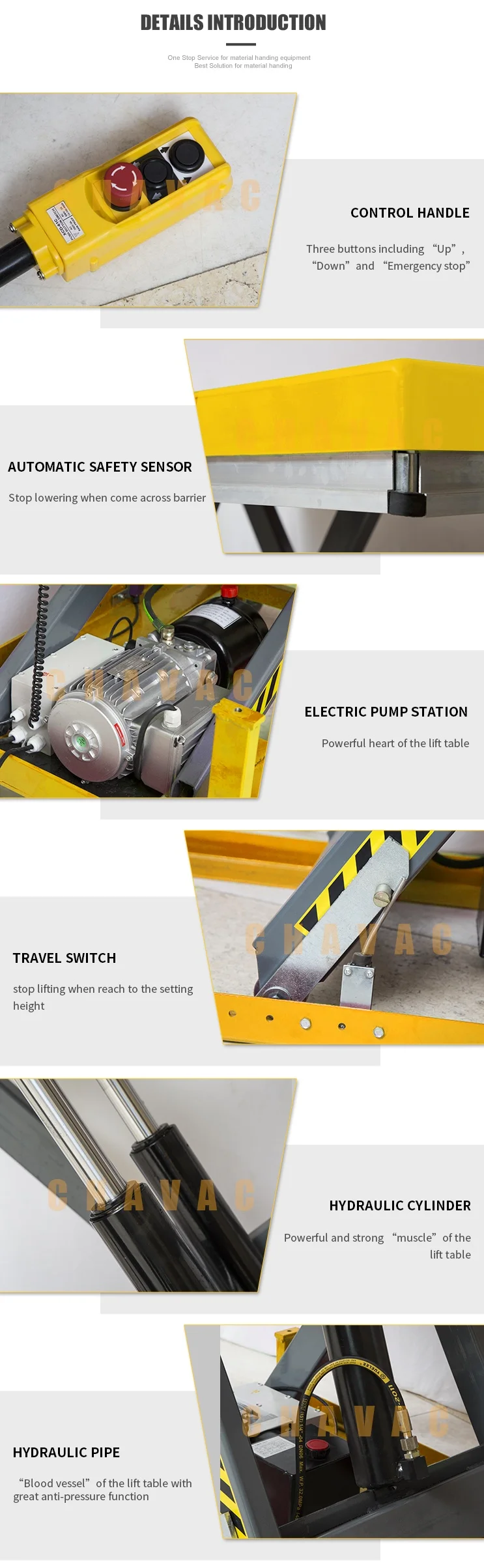 Stationary Scissor Lift Fixed Electric Scissor Lift Platform For Car ...