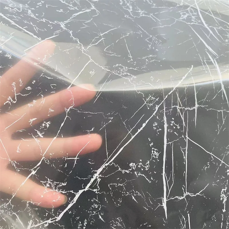 Transparent Base Marble White Texture Hydrographics Film