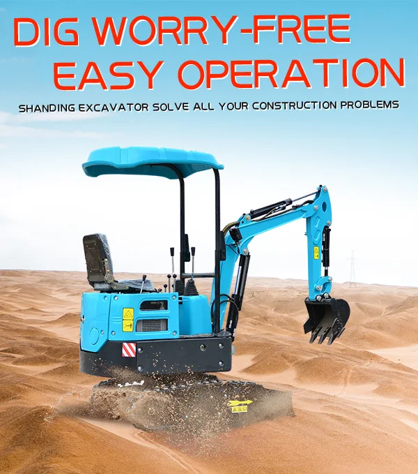 Mini Excavator Attachments 1 Ton with CE Certification Mini Excavator ...