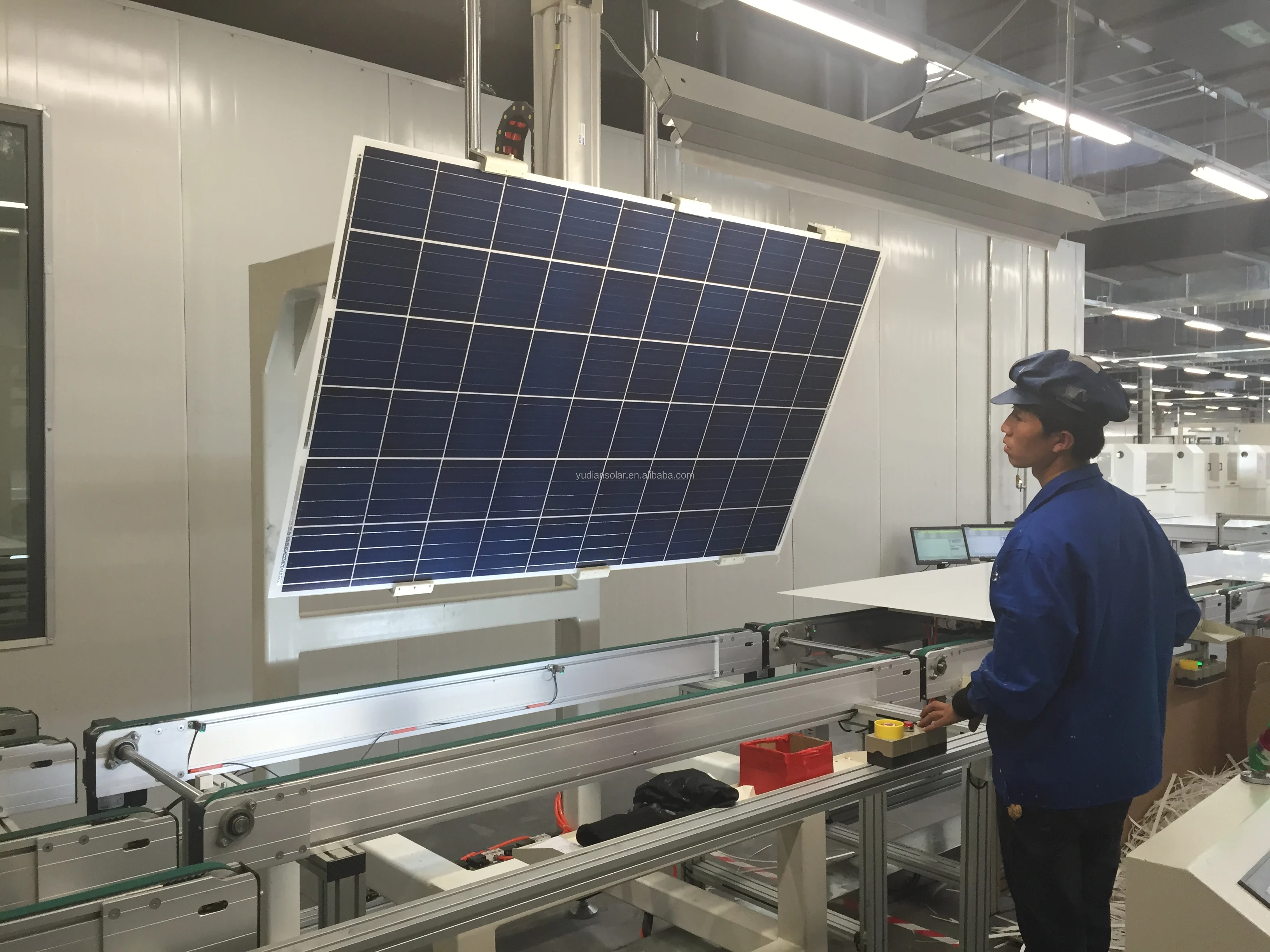 Radiant Yudian 10mw Pv Solar Module Production Line Solar Panel ...