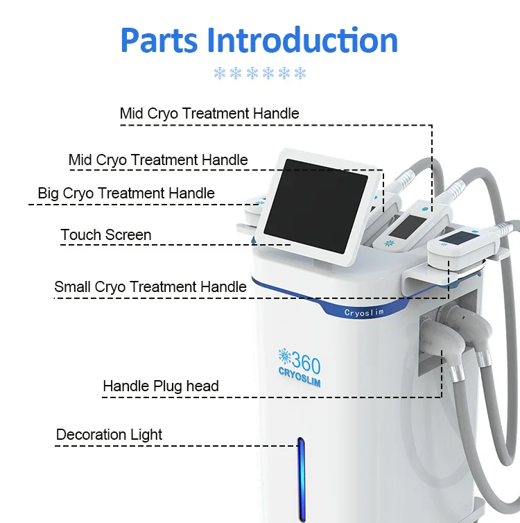 Latest Ce Approved Cryolipolysys 360 Cool Tech Fat Freezing Machine ...