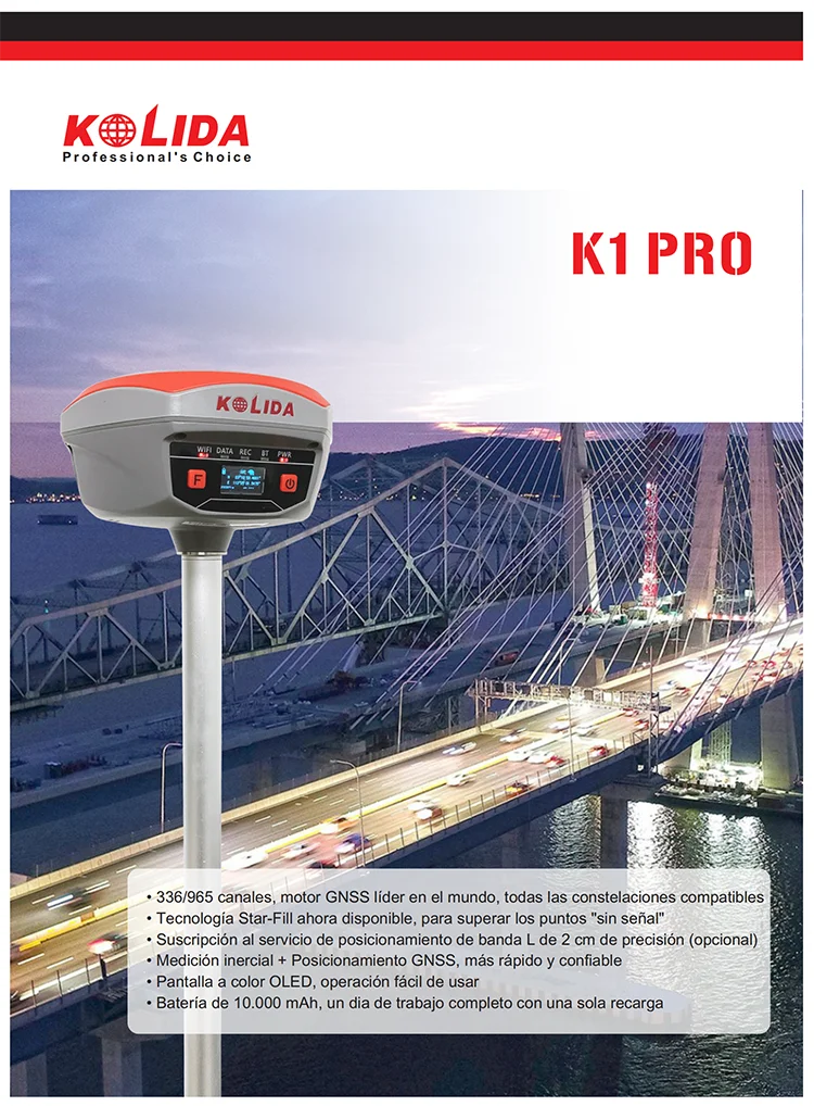 Kolida K1 Pro Gnss Receiver Rtk Differential Gps Receiver K58 Plus K7 ...