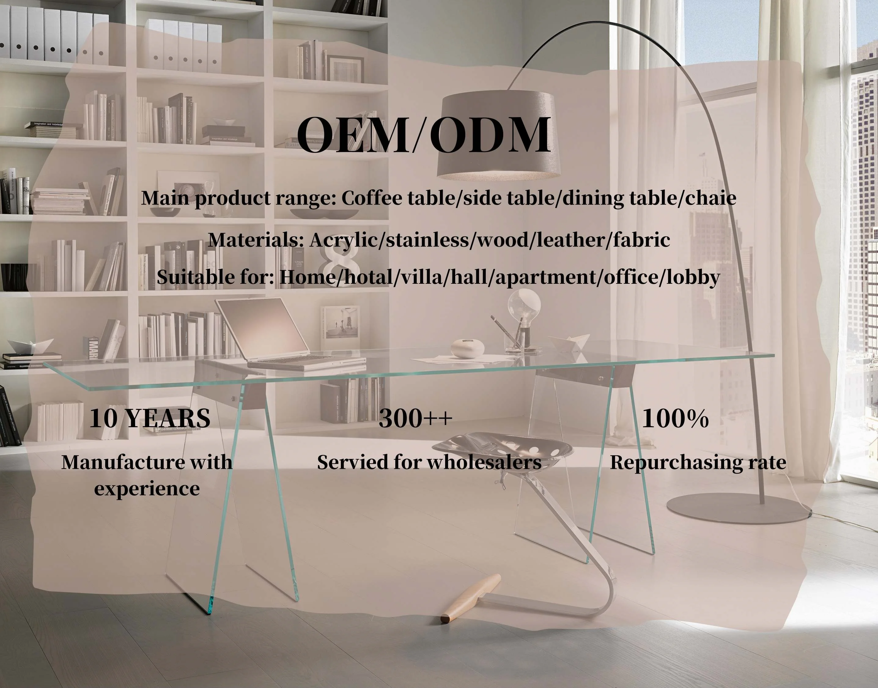 Modern Luxury Side End Table Acrylic Transparent Clear Acrylic Round ...