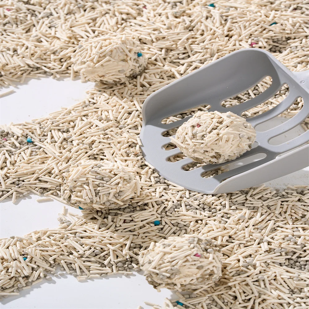 Fresh Mixed Bentonite Tofu Cat Litter Odor Free Flushable Clumping ...