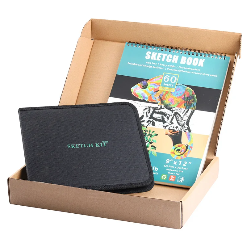 Professional Drawing 50pcs 144pcs Sketching Pencil Book Art Set Kit ...