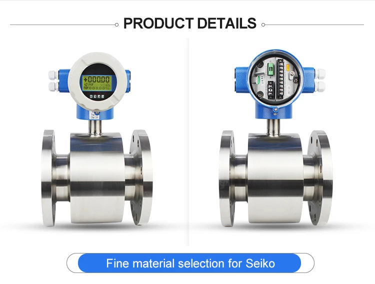 Ss304 Stainless Steel Water Flow Meter Electromagnetic Flowmeter - Buy ...