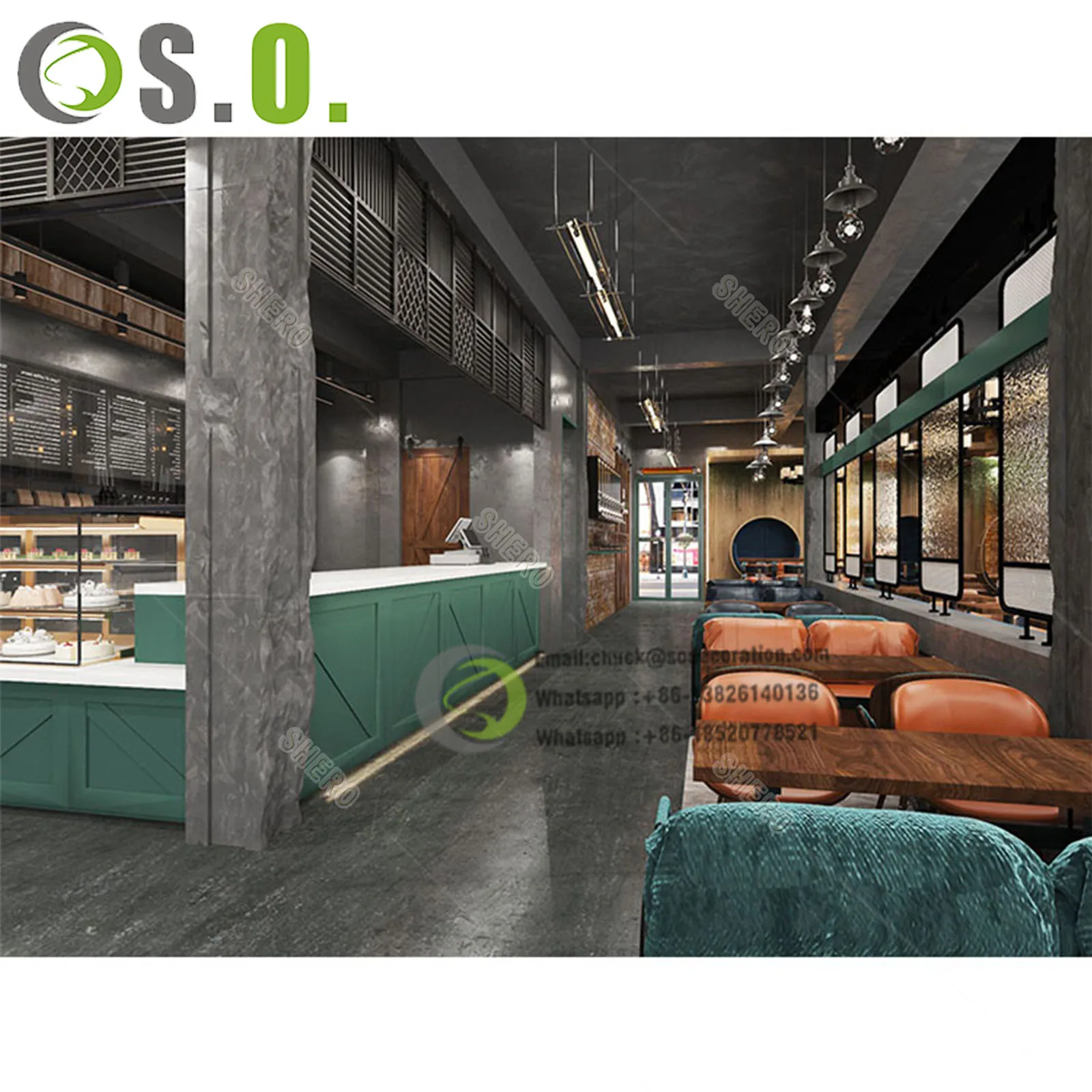 Coffee Shop Decoration Designs With Milk Tea Store Interior Design Cafe ...