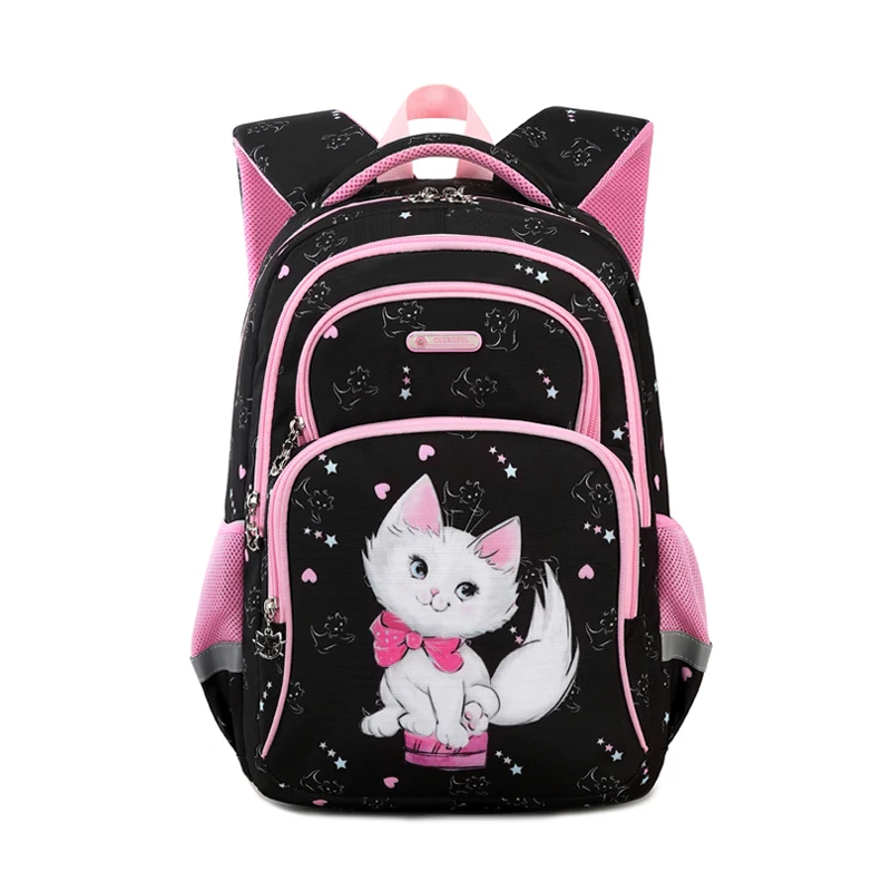 Factory Wholesale Black Cat Cartoon Backpack Kids School Backpack For ...