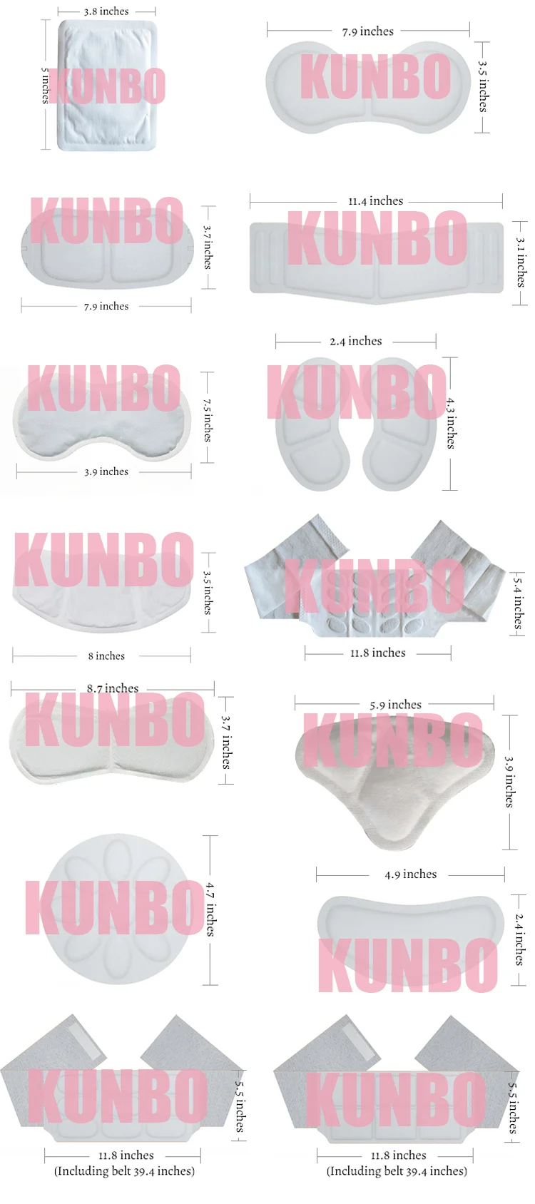 Custom Women Menstrual Pain Relief Heating Patch Disposable Warm Pad ...