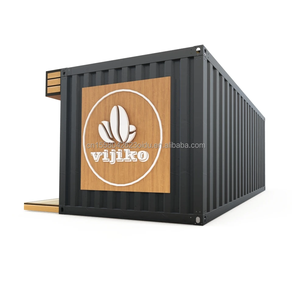 20ft & 10ft Prefabricated Container House - Shop Stall Kiosk