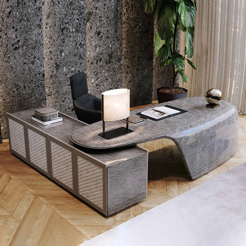 Italian Modern Style Desk - Executive Boss Office Table