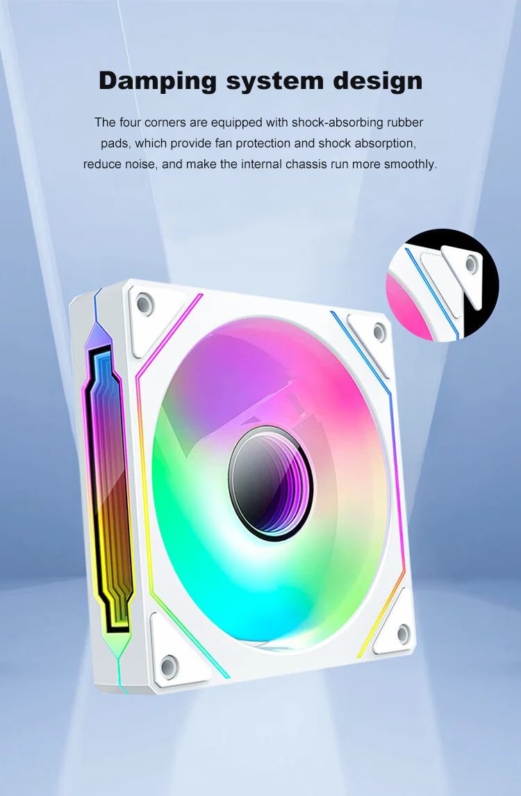 2024 New Argb Mirror Cooler Fans With Controller Oem Pc Case Fans ...