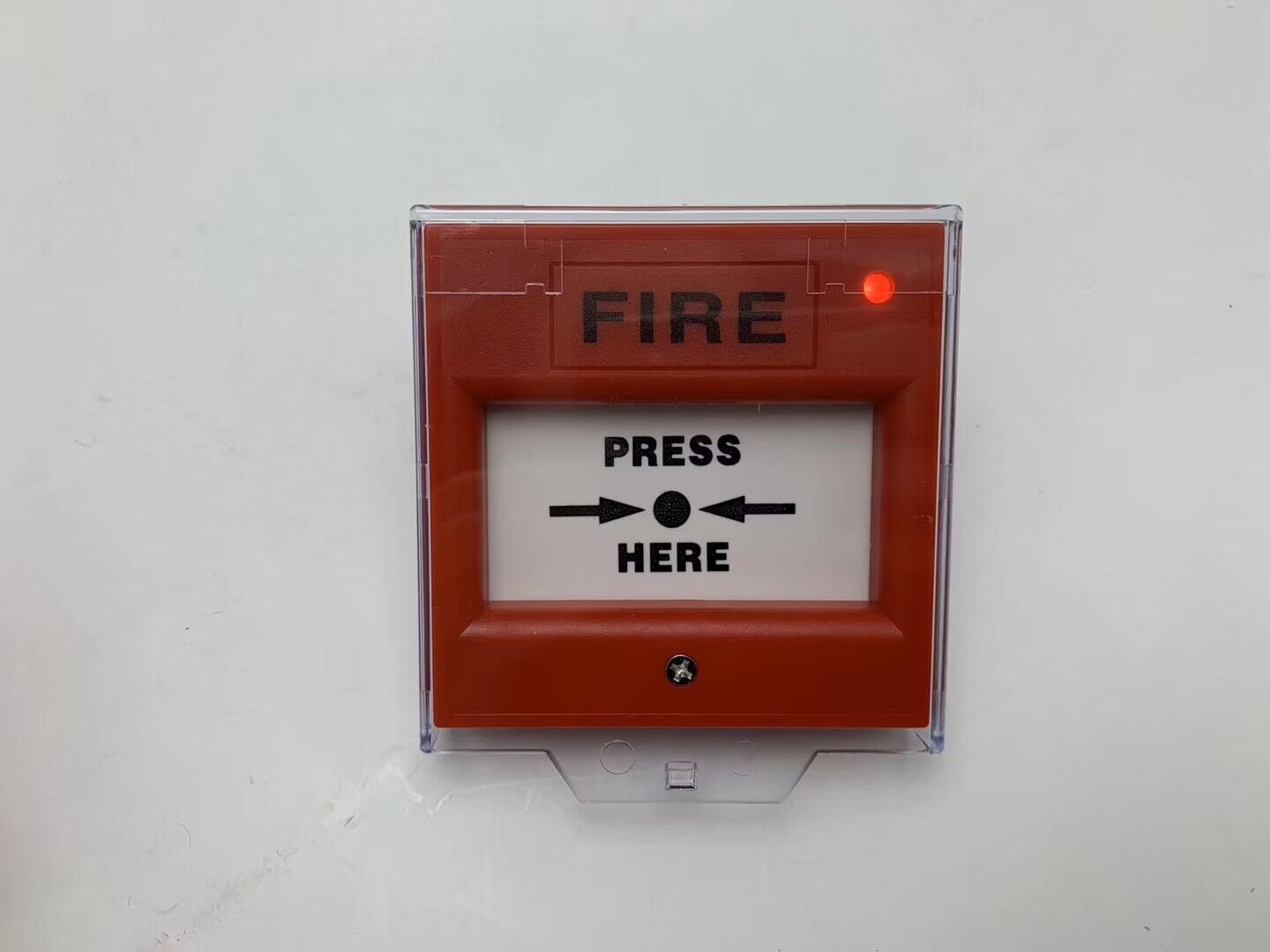 Manual Fire Alarm Push Button, Red Fire Alarm Break Glass ,Manual Call ...