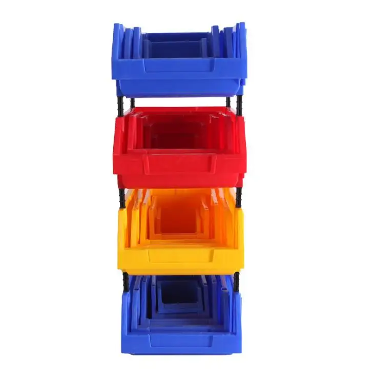 Organize with Ease - Stackable Plastic Bins for Storage