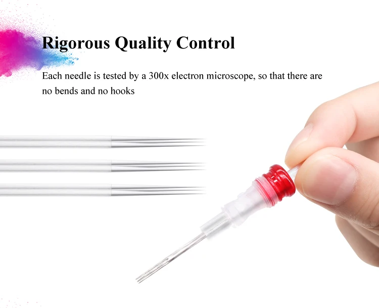 Custom Tattoo Needle Box Cartridge Needles Ec Certificate Green Blue ...