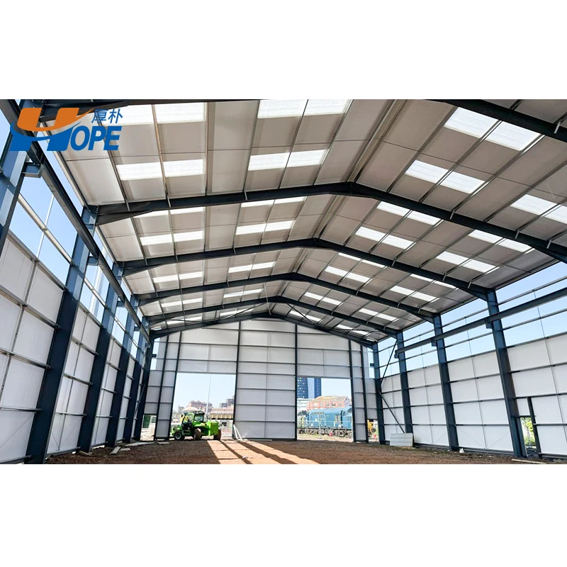 Prefabricated Metal Structure Building Steel Frame Warehouse Self ...