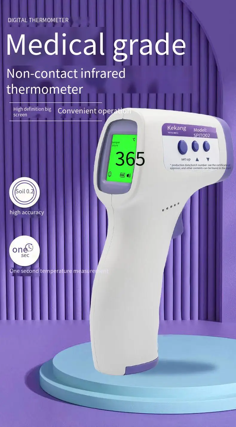 Adult Infrared Thermometer,Contactless Forehead Thermometer - Buy ...