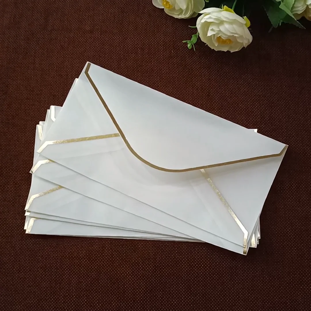 Custom Print 19x140mm Gold Foil Edge 250gsm Paper Cardstock Gold Trim ...