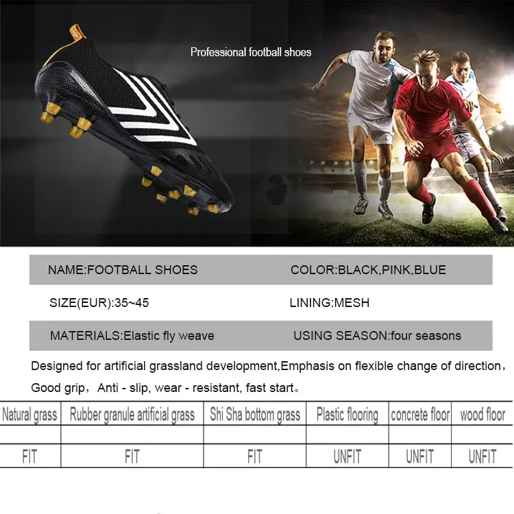 Shop Our Hot Sale Soccer Sports Shoes - Fly Knitted Mesh