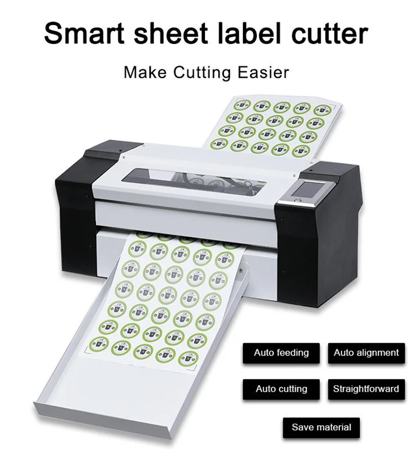 Automatic Label Cutter Plotter Die Cutting Machine for A3 Sheet Sticker