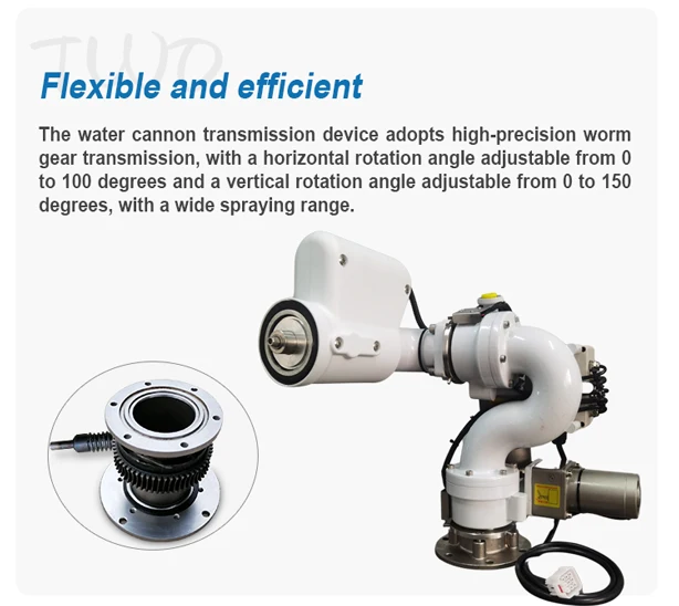 Remote Control Water Cannon - High Flow 1100LPM Customized
