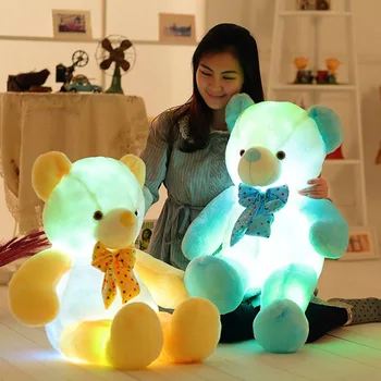 Led Teddy Bear 50cm Led Plush Teddy Bears Stuffed Animals Plush Toy ...