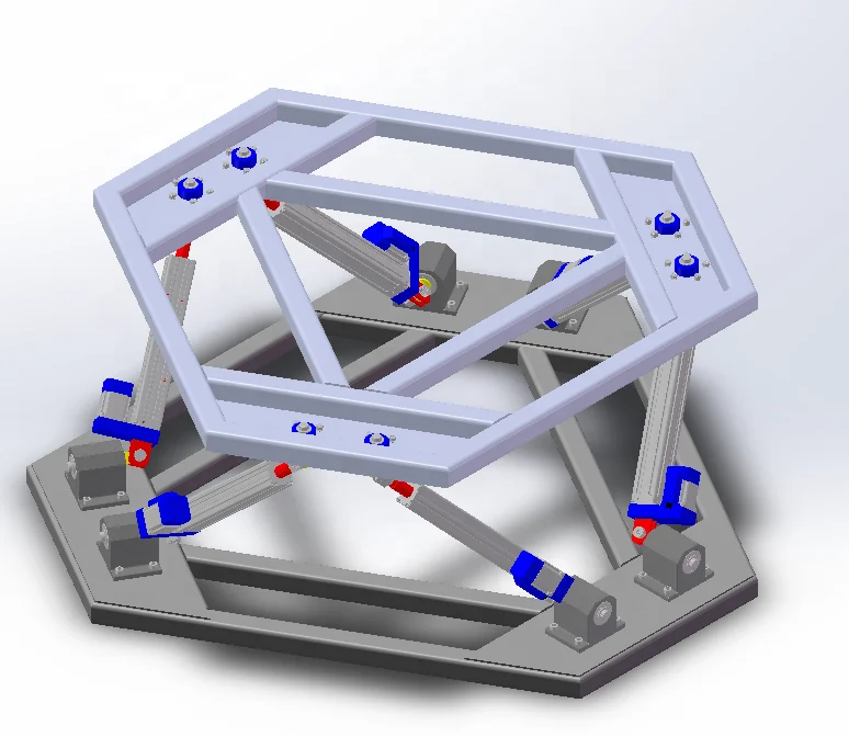 6DOF Motion Platform Kits - Racing Simulator with 3 Screens
