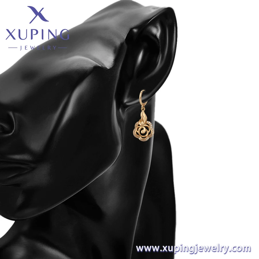 Xuping Jewelry Set - Elegant Gold Plated Flower Designs