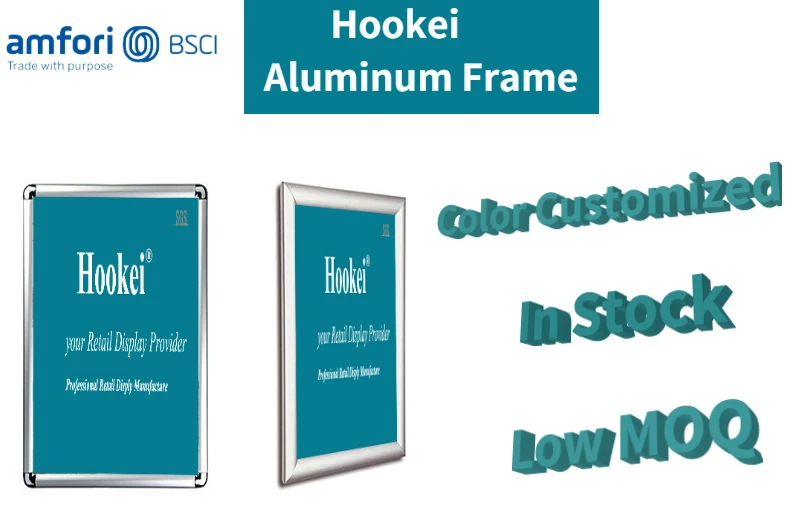 Poster Frame A0 A1 A2 A3 A4 A5 - Aluminum Snap Frame Display