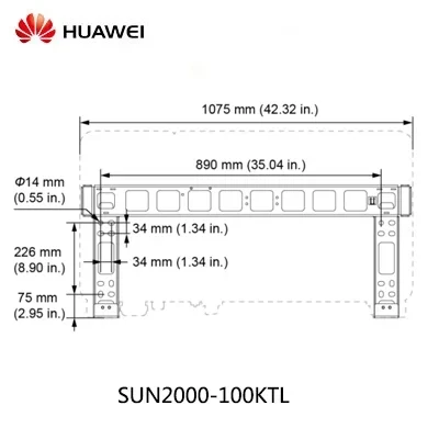 SUN2000-100KTL-M2 Solar Inverter - 100KW on-Grid Efficiency