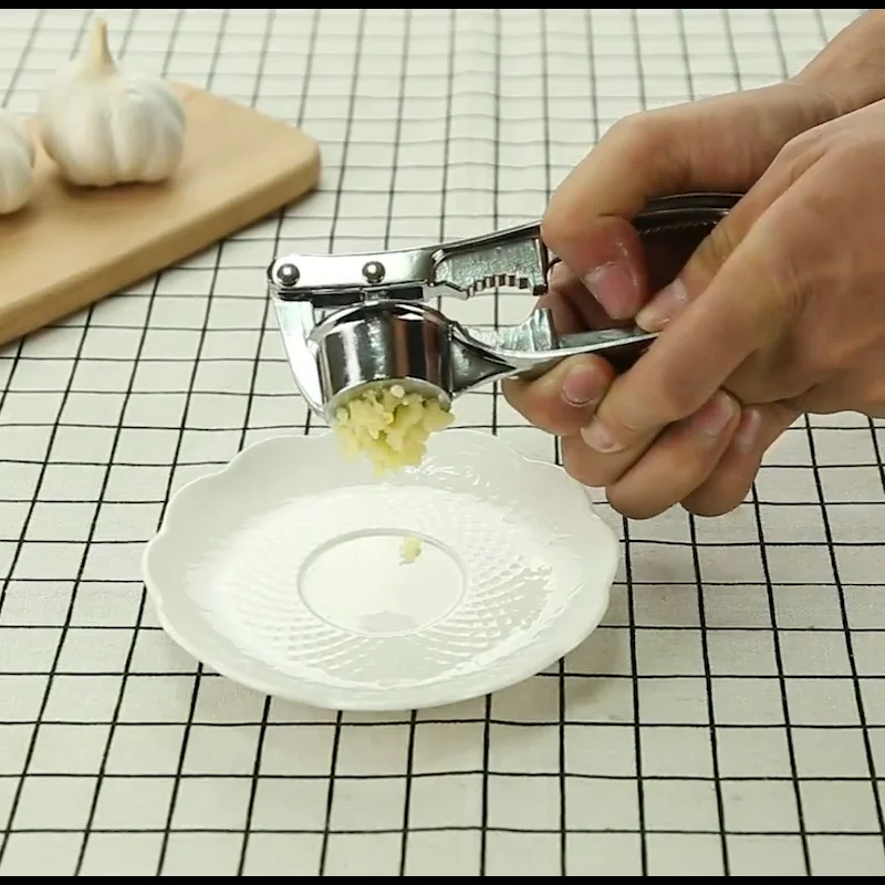 Easy Squeeze Ergonomic Handle Premium Garlic Press Sturdy Design ...