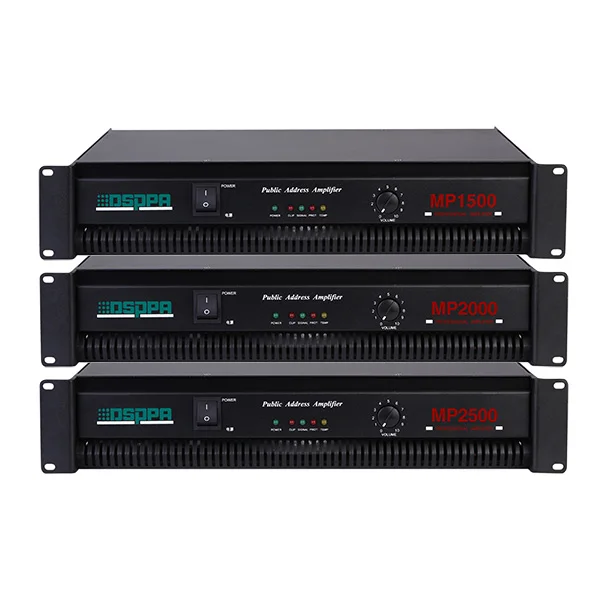 Dsppa Mp1500 2u Sound Power Amplifier Led Display 350w Extreme Power ...