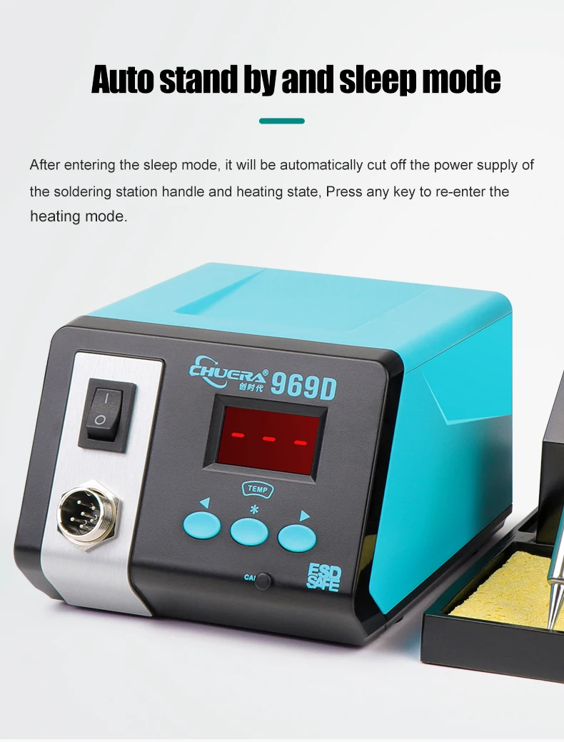 Chuera 969d Digital Display Welding Table Anti-static 75w Electric ...