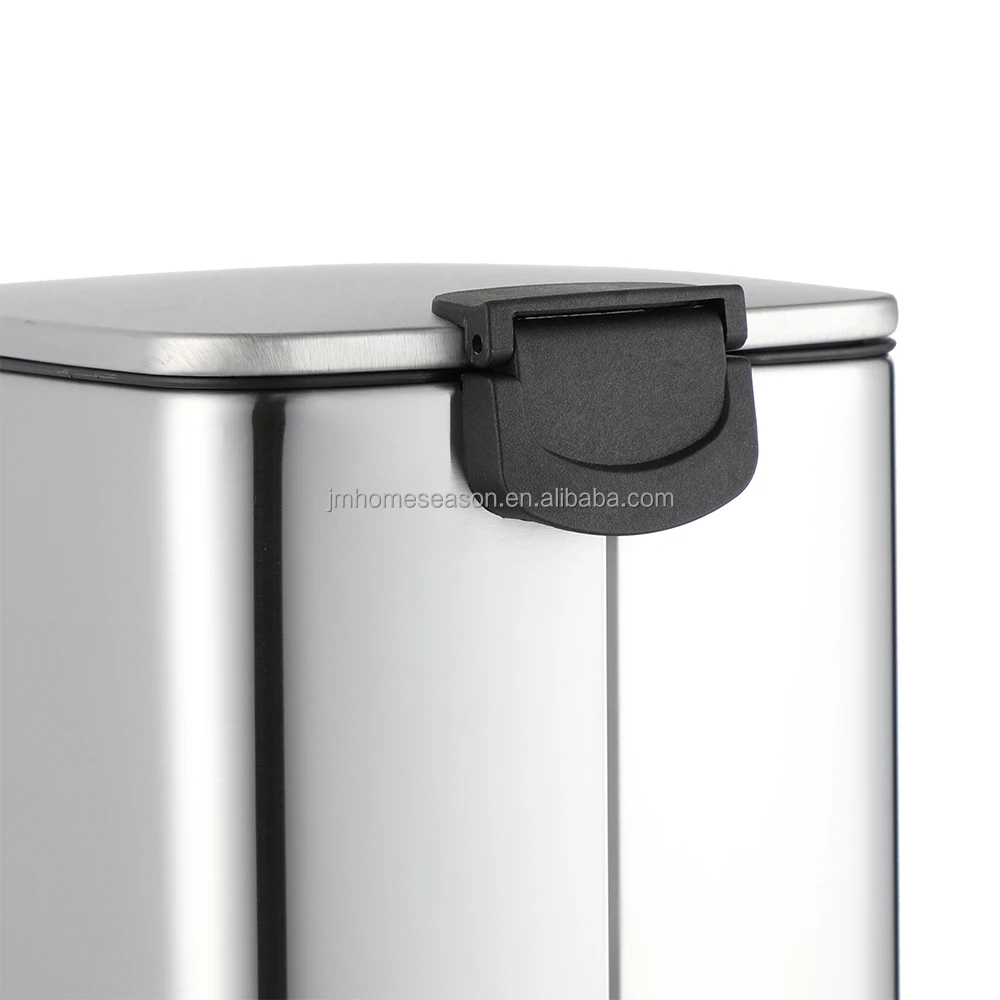 SY 5 Liter Modern Rectangular Small Waste Bin Stainless Steel Square ...