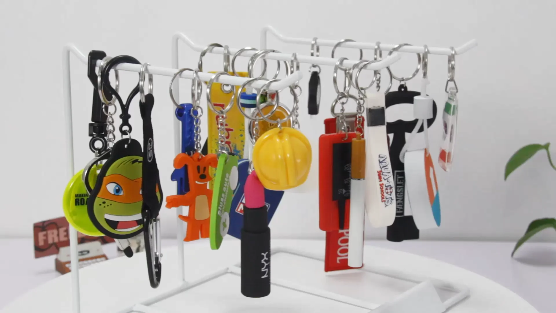 Promotional Custom 2d Pvc Plastic Rubber Key Chains Keychains 3d ...