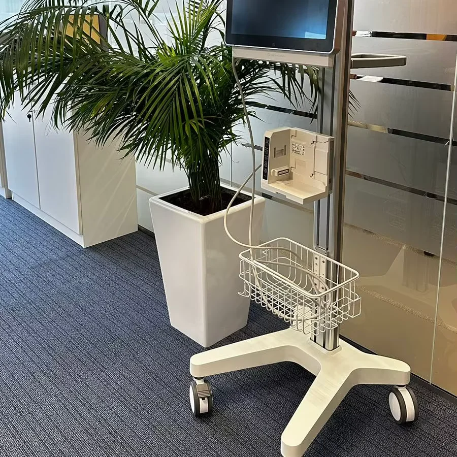 monitor trolley monitor cart for NK G7 monitor cart with vesa mount ...