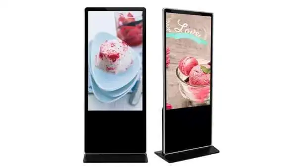 55 Inch Indoor Floor Standing Digital Signage Touch Screen Totem Lcd ...