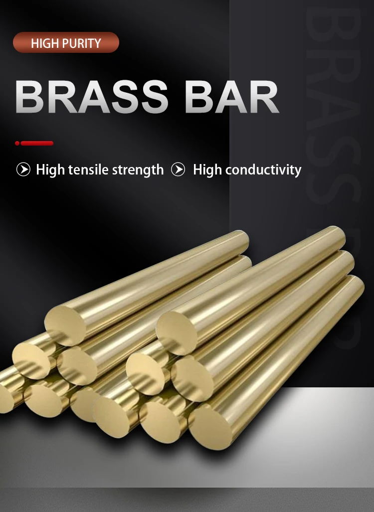 Cuzn37pb2 Cuzn36pb3 Lead Brass Bar for Building Profile