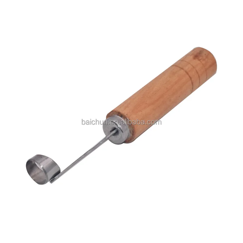 Wooden Handle Queen Bee Rearing Extractor Tool - Honeycomb Cutter