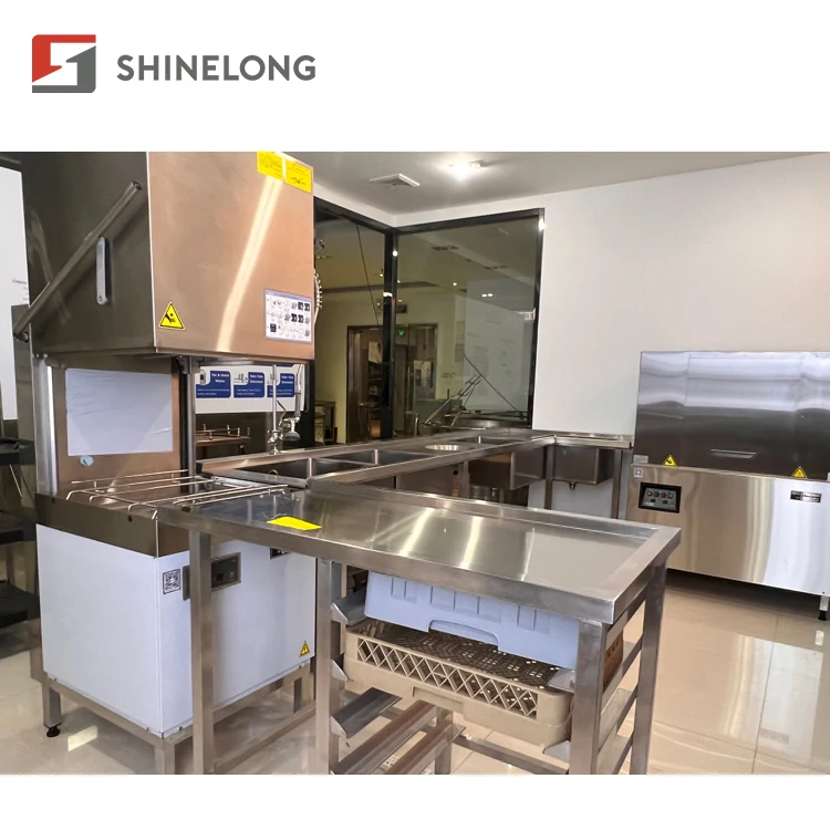 Commercial Dishwasher Machine Freestanding Automatic Dish Washer ...