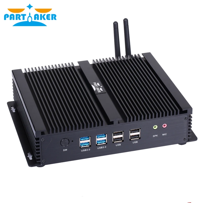 Fanless Industrial Mini Pc Dual Nic Core I3 5005u 2*hd-mi 6* Rs232 Com ...