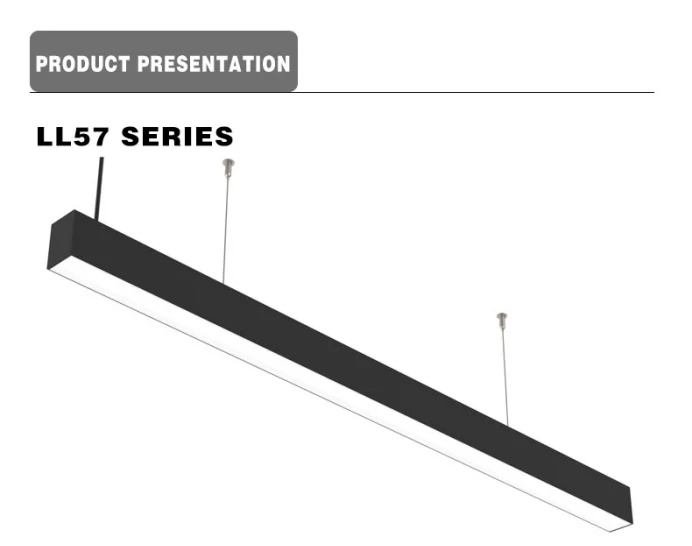 Decorative Linear Light - RGB LED Pendant for Gym & Game Room