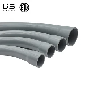 90 Degree Schedule 40 Pvc Belled End Bend Electrical Conduit 45 Degree ...