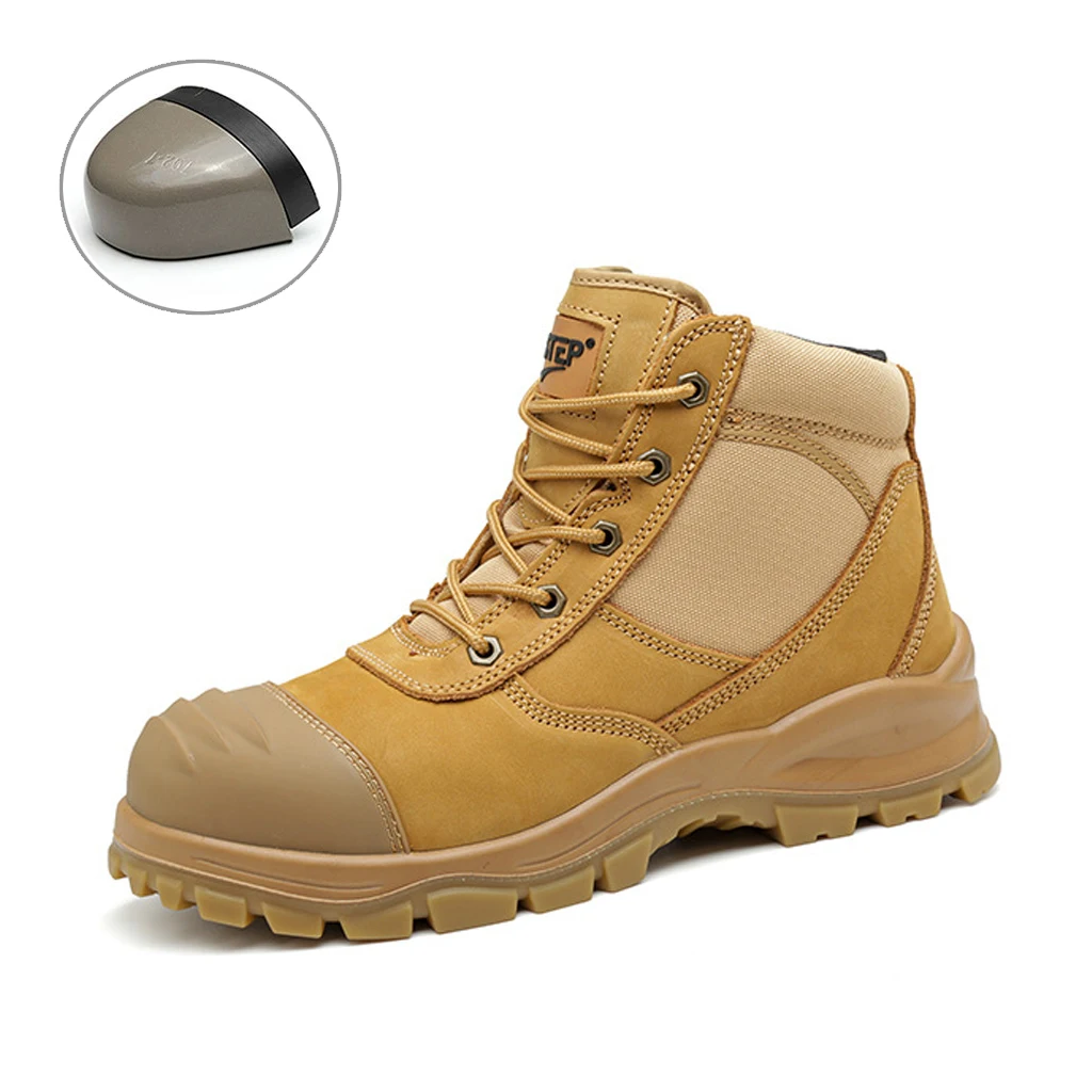 Hot Sale Steel Toe Steel Insole Safety Shoes Martin Boots Anti-slip ...