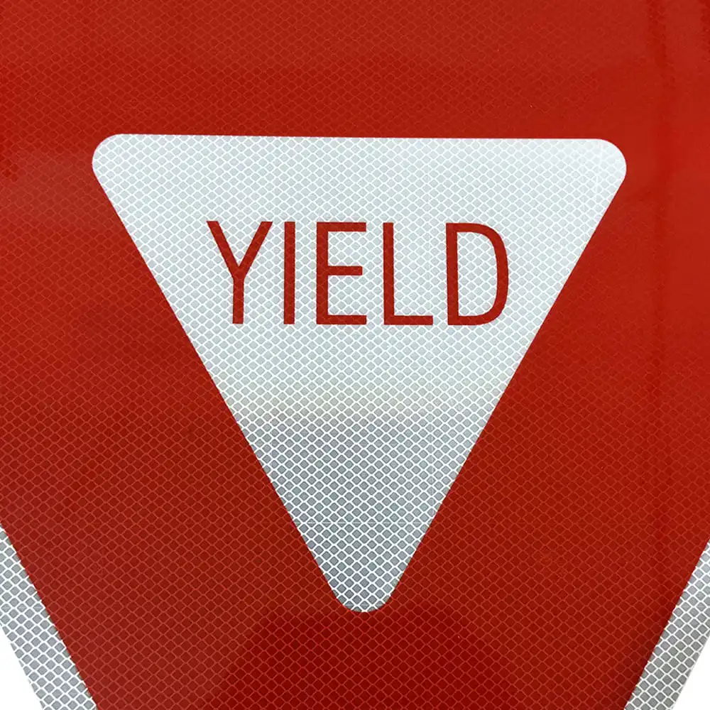 Diamond Grade Mutcd Compliant Highway Sign Aluminum Metal Triangle ...