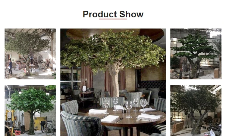 Customized Large Artificial Olive Tree for Restaurant Decoration - Faux ...