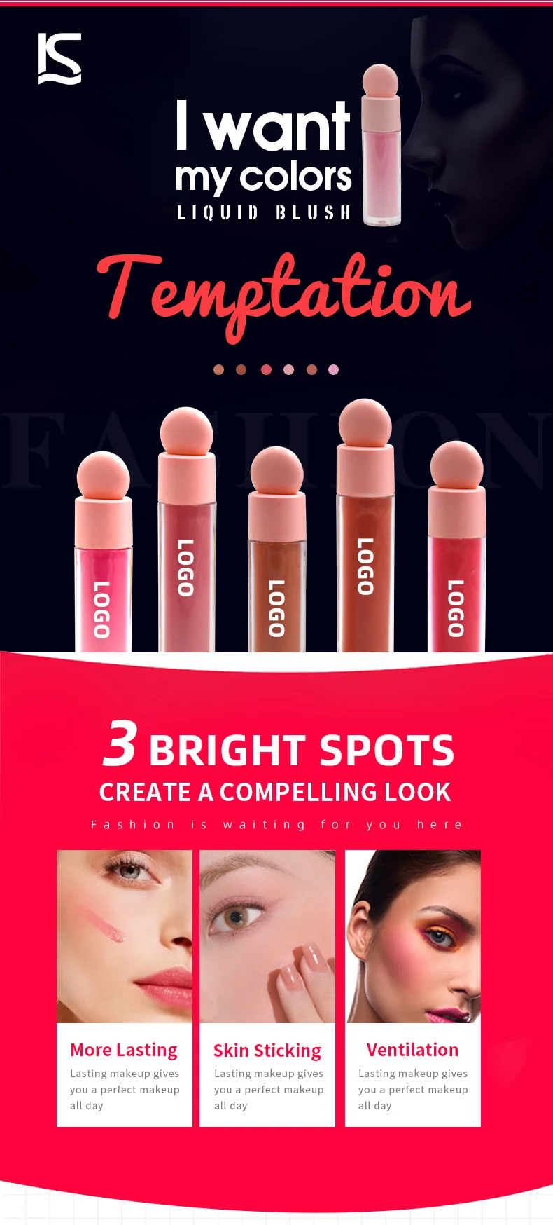 VEGAN CRUELTY-FREE MAKEUP PALETTE - BEAUTY BLUSH LABEL PINK