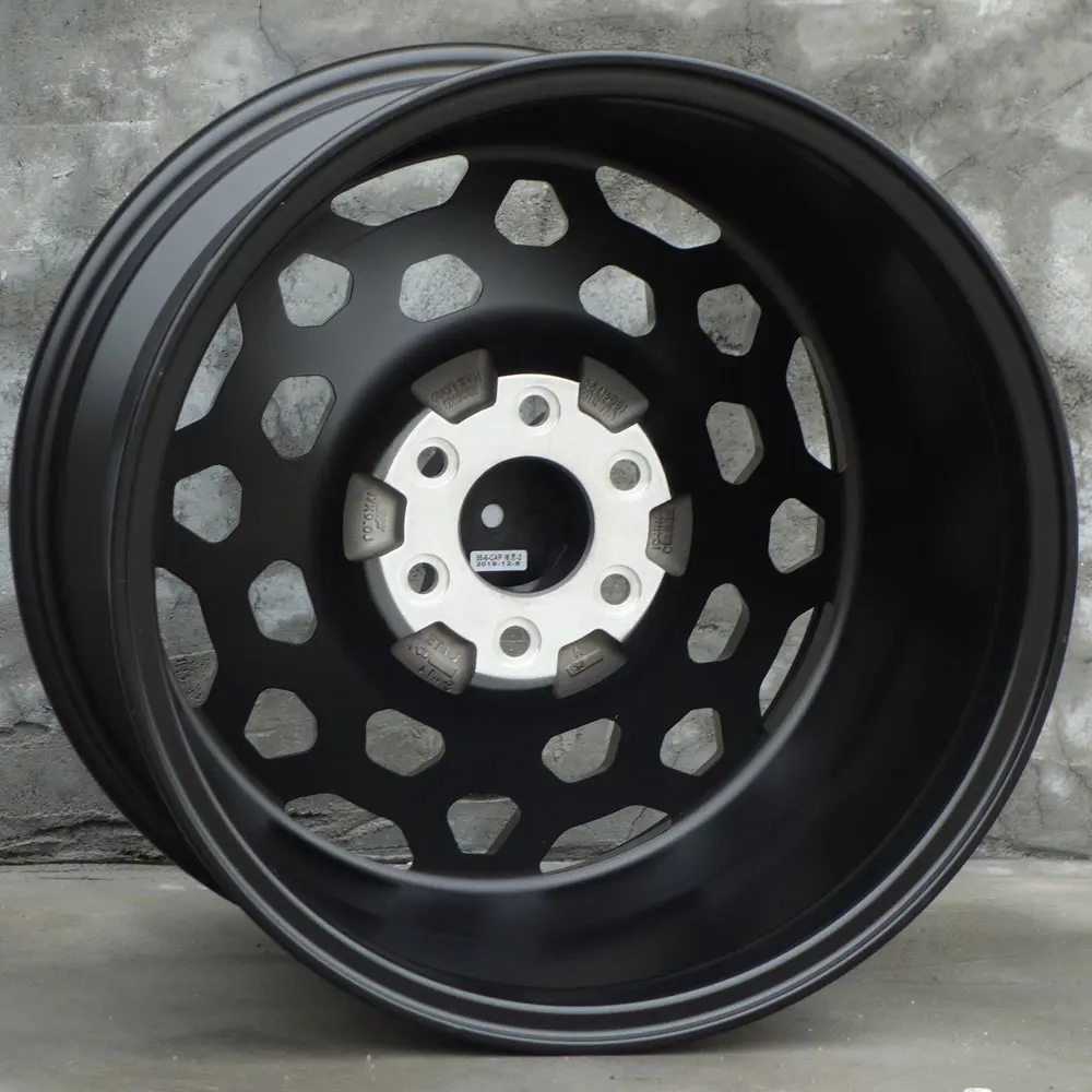 2024 Wheels 17" Wheels 5x150/127/139.7 Matte Black Electroplated Rivet ...