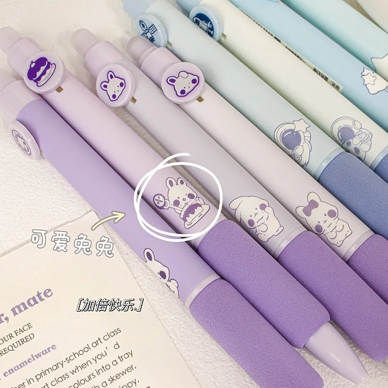 Cartoon Erasable Pens - Cute and Versatile School Supplies